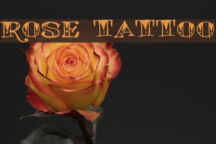 ROSE TATTOO Font - FFonts.net
