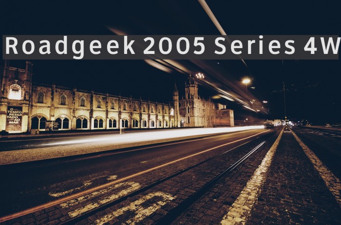Roadgeek 2005 Series 4W Font - FFonts.net