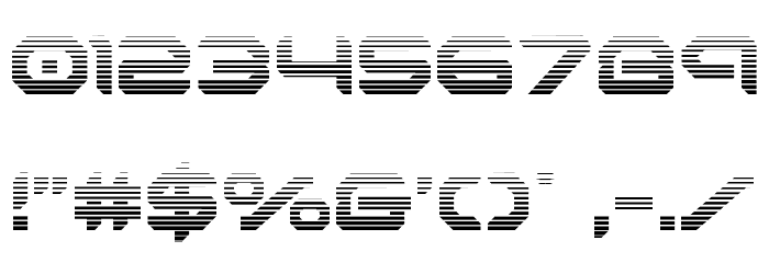 Robotaur Gradient Font - FFonts.net