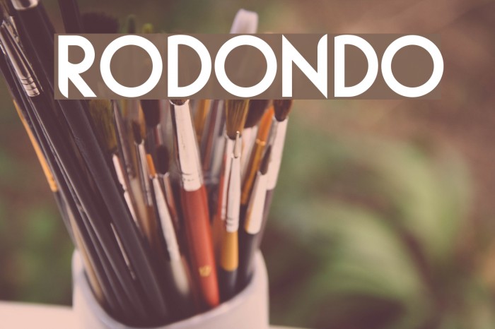 Rodondo Font - FFonts.net
