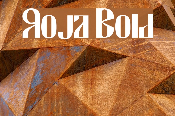 Roja Bold Font - FFonts.net