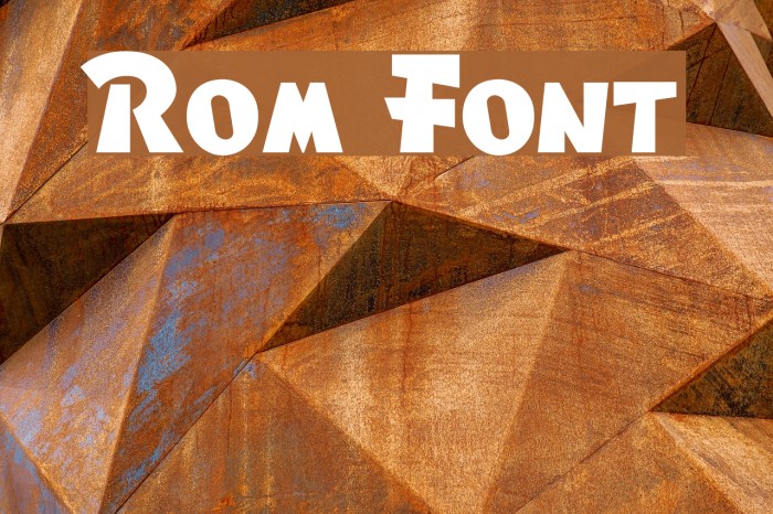 Rom Font - FFonts.net