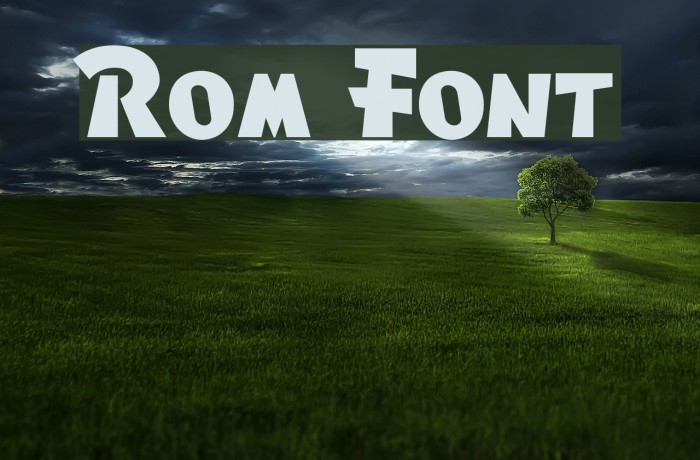 Rom Font - FFonts.net