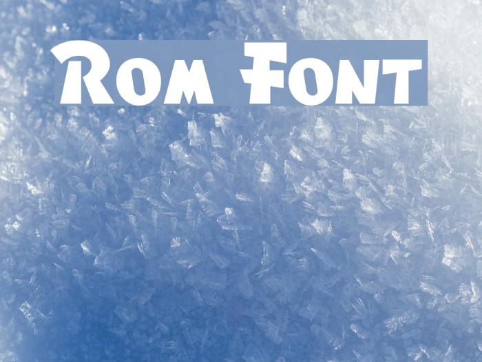 Rom Font - FFonts.net