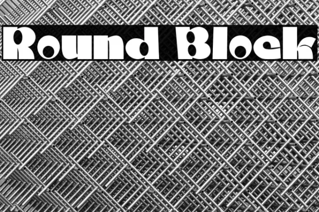 Round Block Font | Free Download (TTF/OTF) | FFonts.net