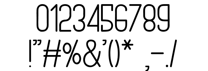 Round Light Font - FFonts.net
