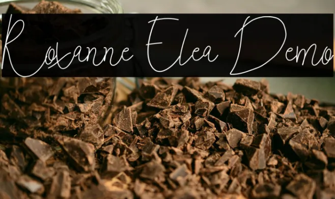 Roxanne Elea Demo Font | Free Download (TTF/OTF) | FFonts.net