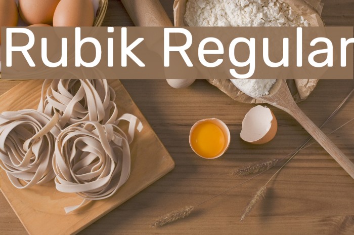 Rubik Regular Fuente - FFonts.net