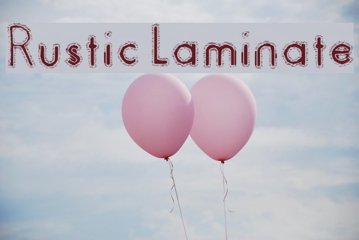 Rustic Laminate Font - FFonts.net