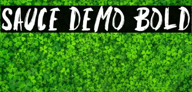 SAUCE DEMO Bold Font | Free Download (TTF/OTF) | FFonts.net