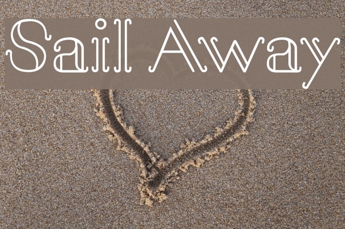 Sail Away Font - FFonts.net