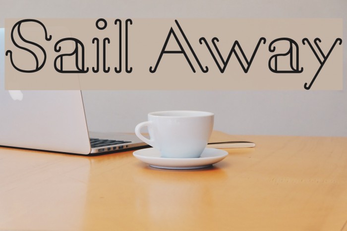 Sail Away Font - FFonts.net