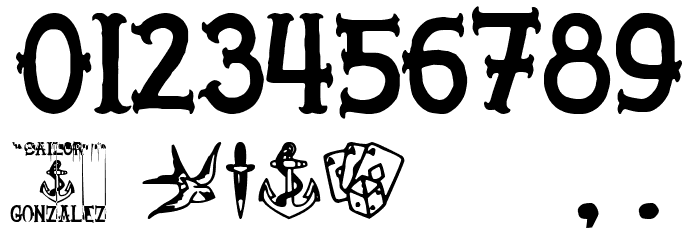 Sailor Gonzalez Font - FFonts.net