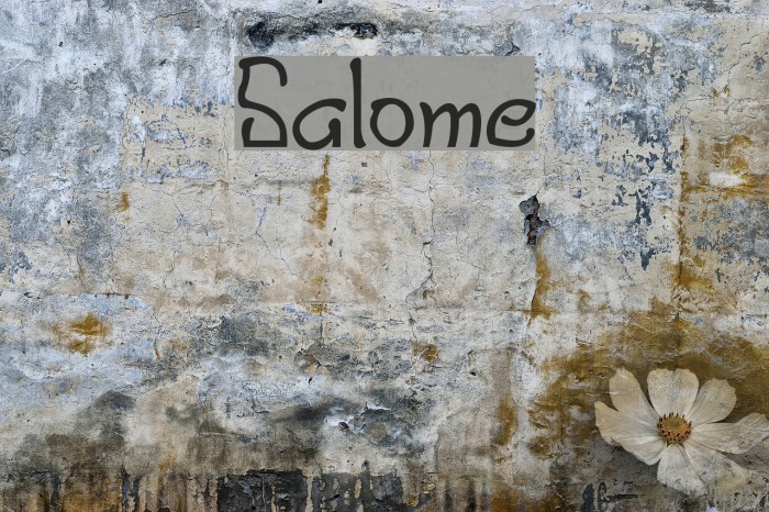 Salome Font - FFonts.net