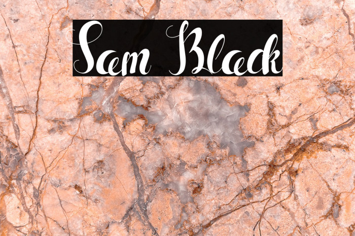 Sam Black Font - FFonts.net