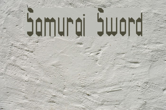 Samurai Sword Font - FFonts.net