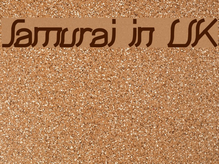 Samurai in UK Font - FFonts.net