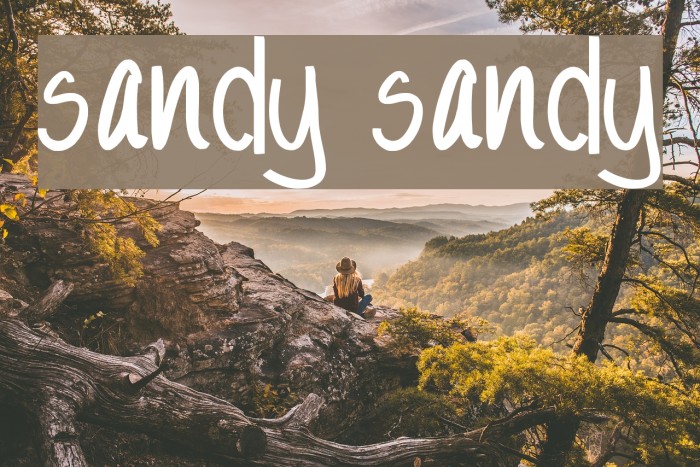 Sandy Sandy Font - FFonts.net