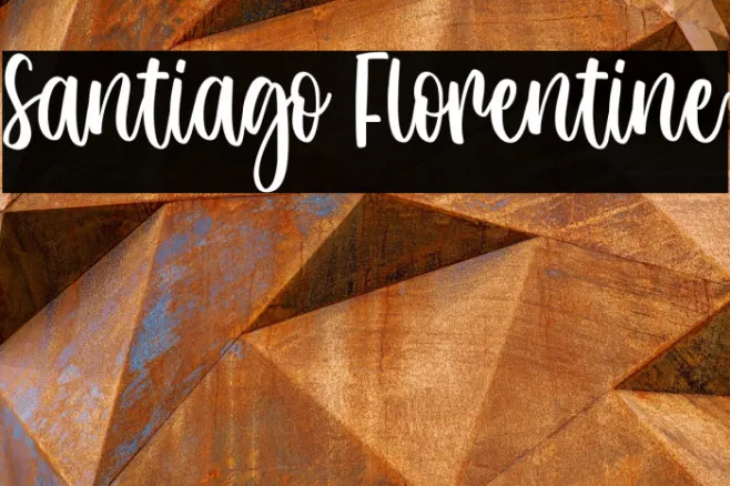 Santiago Florentine Font | Free Download (TTF/OTF) | FFonts.net