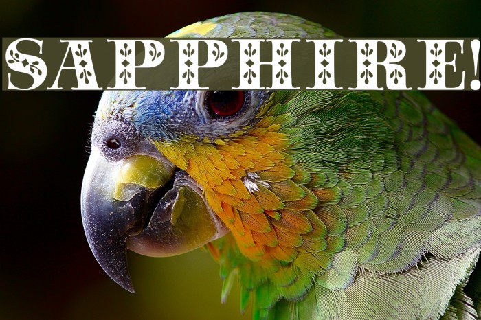 Sapphire! Font - FFonts.net