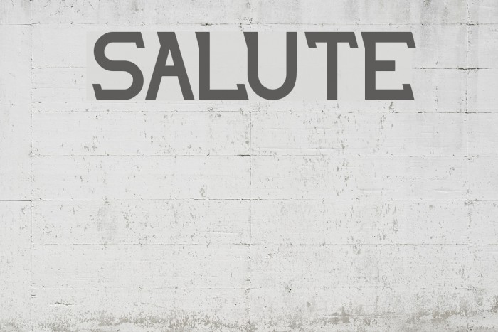 salute Font - FFonts.net