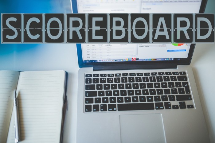 SCOREBOARD Font - FFonts.net