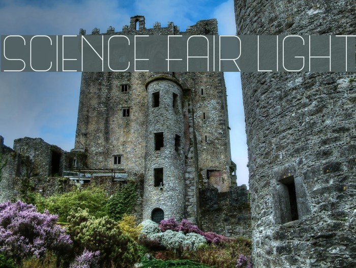 Science Fair Light Font - FFonts.net