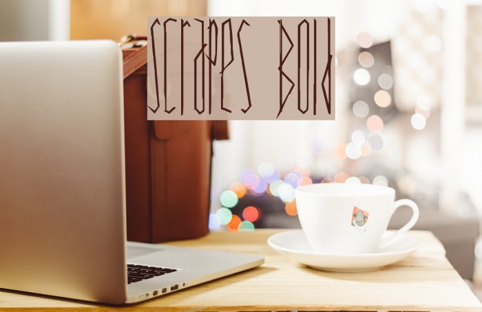 Scrapes Bold Font - FFonts.net
