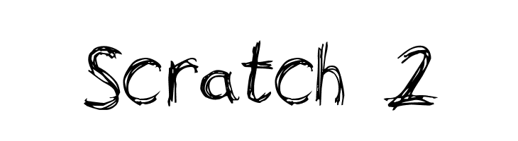 Scratch 2 Font - FFonts.net Scratch 2 Font - FFonts.net