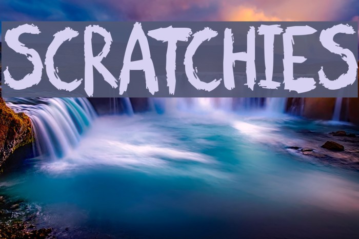 Scratchies Font - FFonts.net