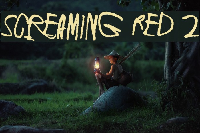 Screaming Red 2 Font - FFonts.net