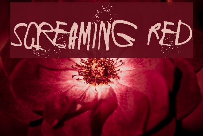 Screaming Red Font - FFonts.net