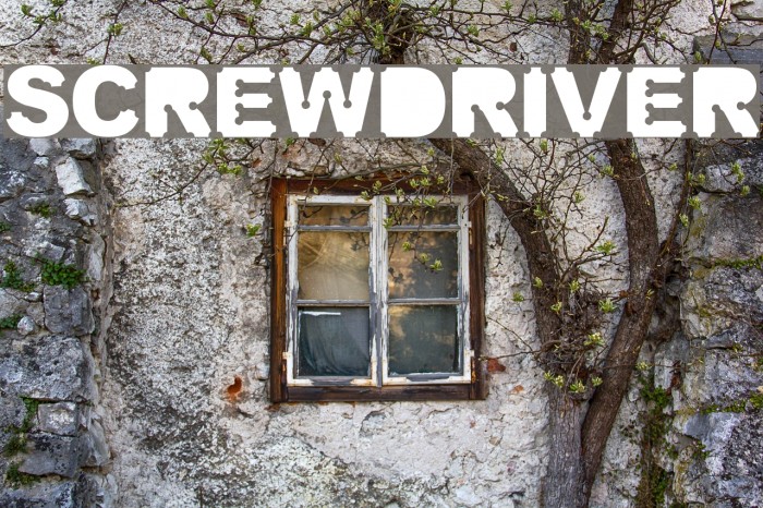 Screwdriver Font - FFonts.net