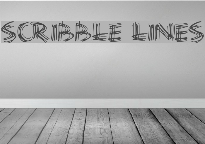 Scribble Lines Font - FFonts.net