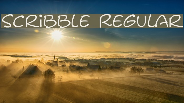 Scribble Regular Font - FFonts.net