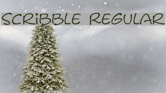 Scribble Regular Font - FFonts.net