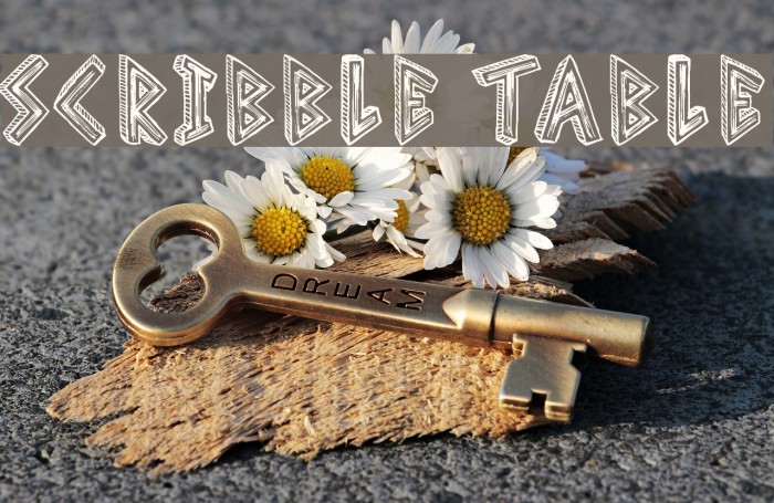 Scribble Table Font - FFonts.net