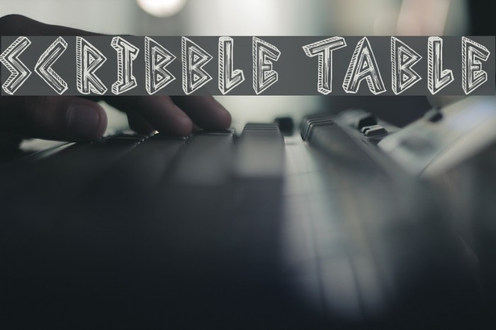 Scribble Table Font - FFonts.net