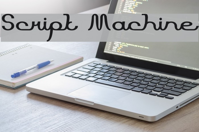 Script Machine Font - FFonts.net
