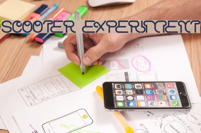 scooter experiment Font - FFonts.net