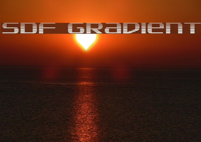 SDF Gradient Font - FFonts.net