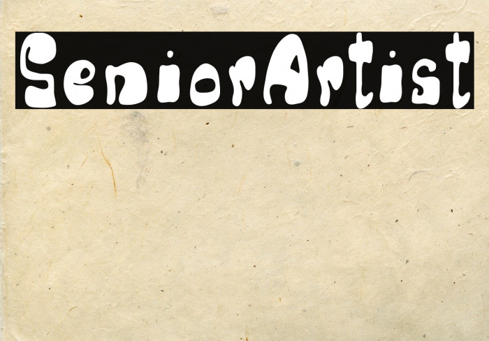 SeniorArtist Font - FFonts.net