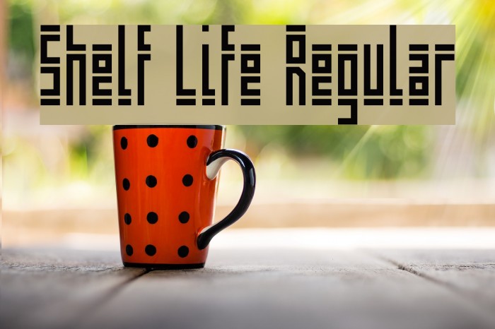 Shelf Life Regular Font - FFonts.net