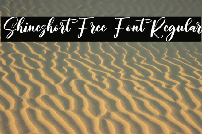 Shineshort Free Font Regular Font | Free Download (TTF/OTF) | FFonts.n