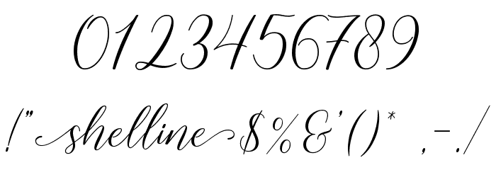 shelline Font - FFonts.net