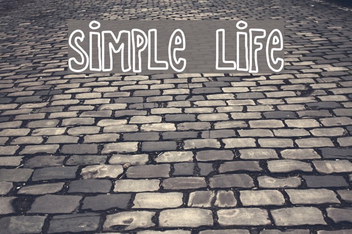 SIMPLE LIFE Font - FFonts.net