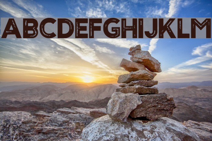 Sign45- Stamped Font - FFonts.net