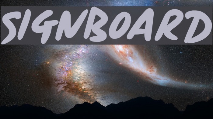 Signboard Font - FFonts.net