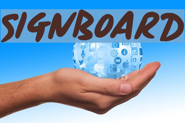 Signboard Font - FFonts.net