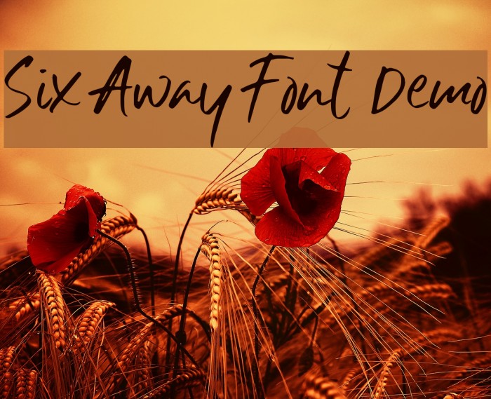 Six Away Font [Demo] Font - FFonts.net